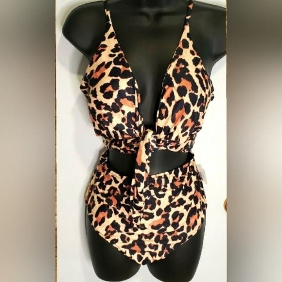 Swim | Leopard Onepiece Swimsuit | Poshmark